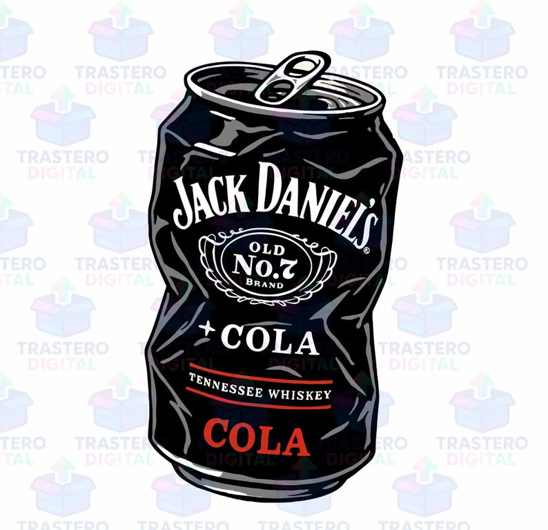 Jack Daniels Cola, CocaCola, lata SVG, archivo SVG, descarga ...