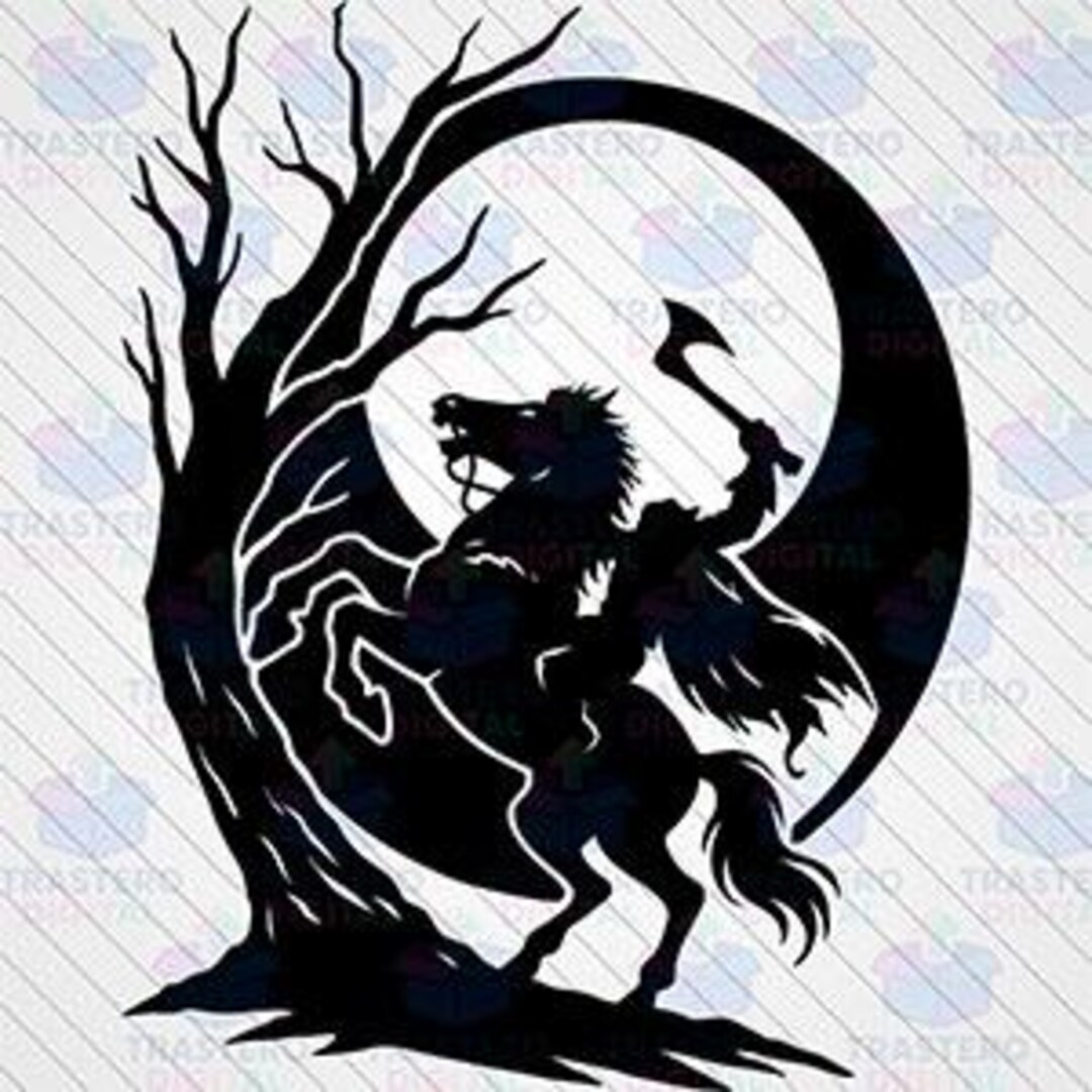 Headless Horseman Sleepy Hollow, Halloween, Svg, Png File - Etsy