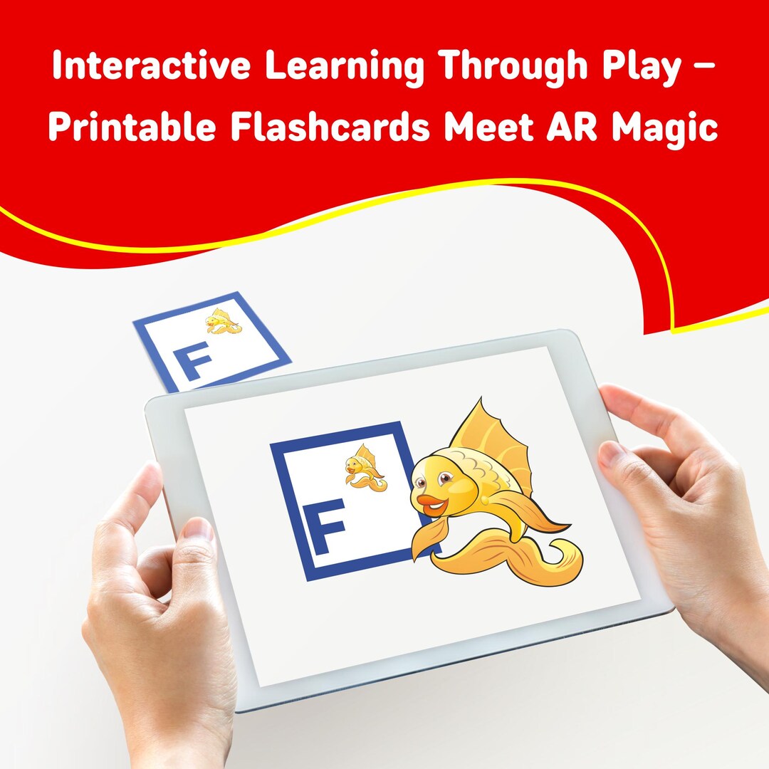 AR Interactive Alphabet Flashcards - Digital Alphabet With AR Mobile ...