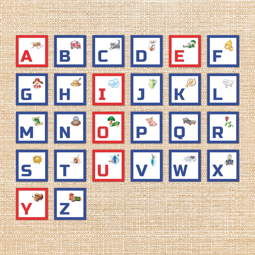 Printable Alphabet for Learning - Interactive Tool for Letter Learning ...