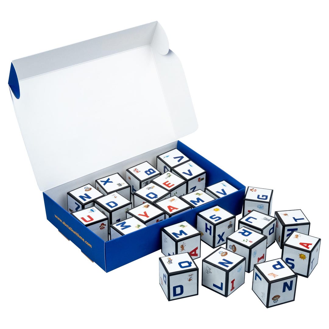 Alphabet Cubes for Toddlers - Homeschool Alphabet for Kids ...