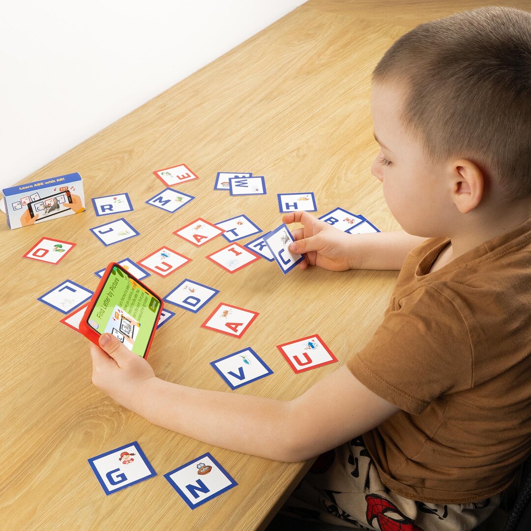 ABC Flashcards for Pre-k, Printable Alphabet Cards, Montessori Learning ...