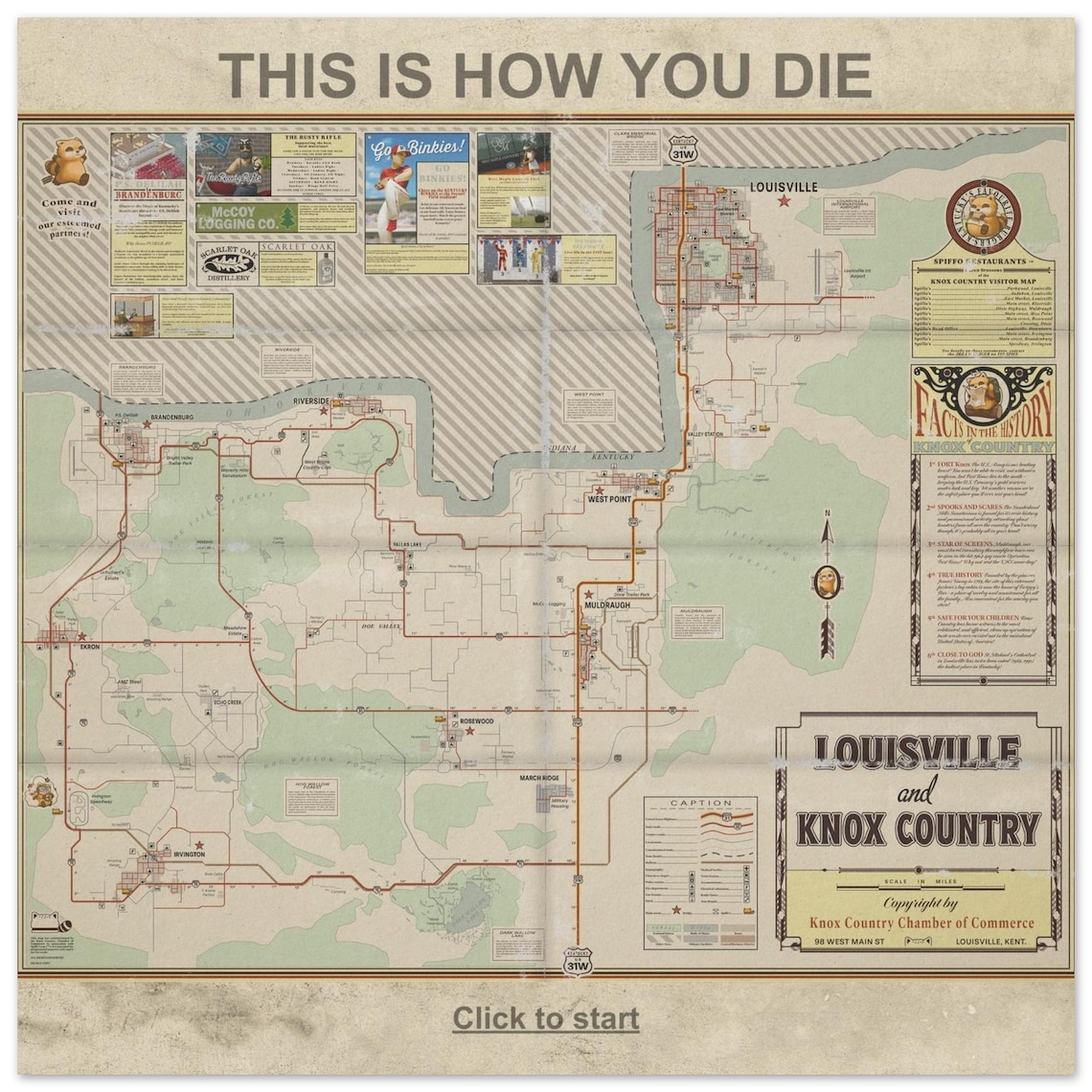 Project Zomboid Map - Etsy