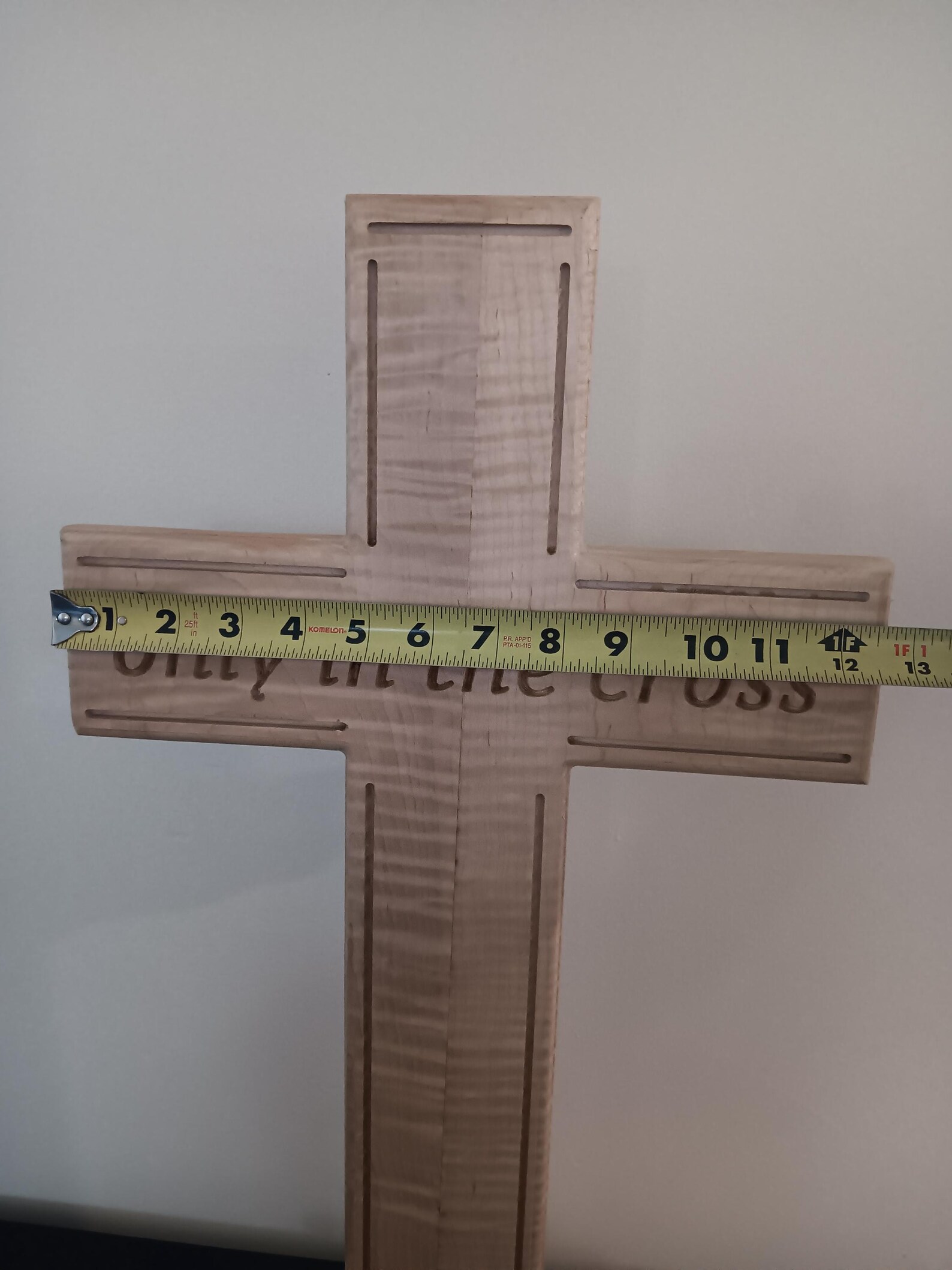 Handmade Wooden Large Curly Maple Cross - Etsy