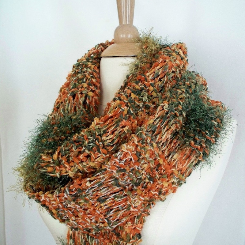 Drop Stitch Scarf - Etsy