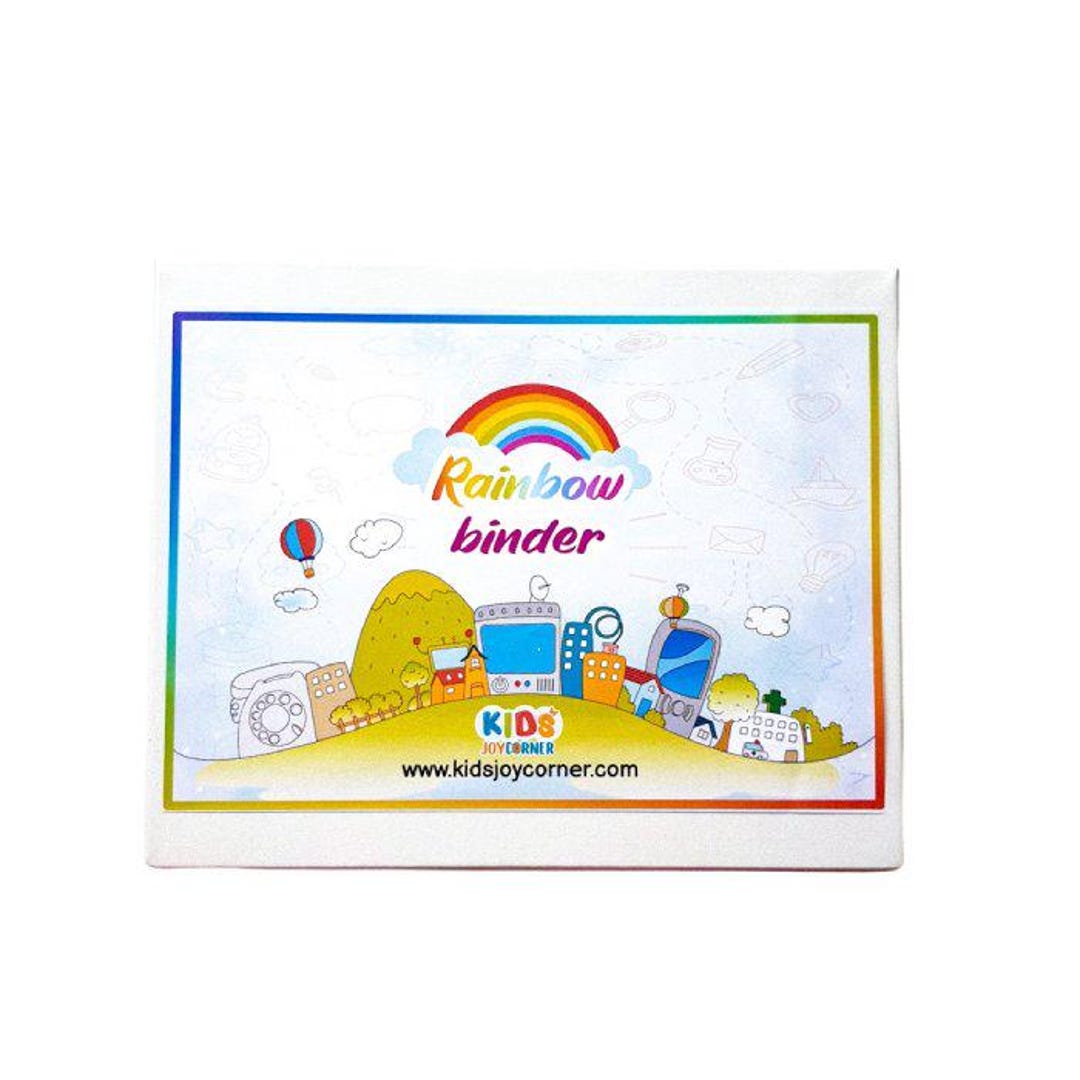 Rainbow Busy Binder | Printable Learning Activities for Kids - Etsy