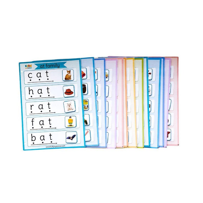CVC Word Families Busy Book Part 1 | Preschool Printable Phonics ...