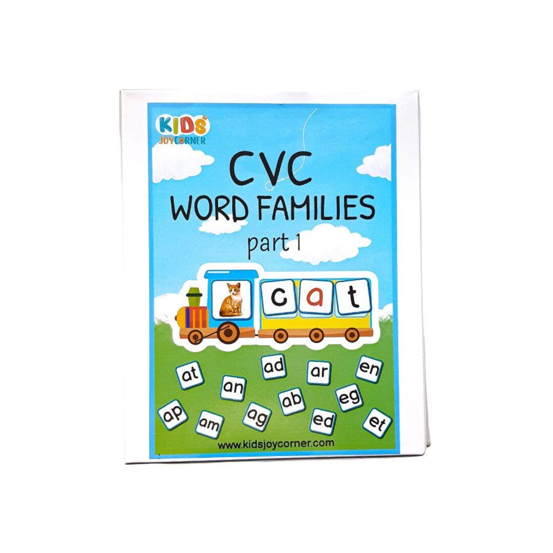 CVC Word Families Busy Book Part 1 | Preschool Printable Phonics ...