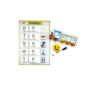 CVC Word Families Busy Book Part 2 | Printable Phonics Worksheets for ...