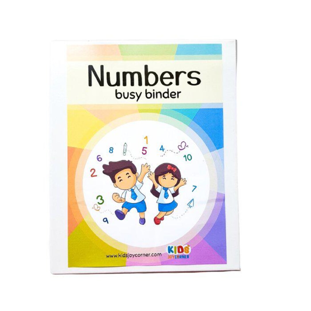 Title: Numbers Busy Book | Printable Preschool Learning Workbook - Etsy