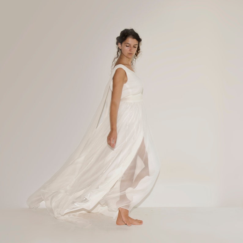 Wedding Dress Silk Wedding Dress Simple Wedding Dress - Etsy