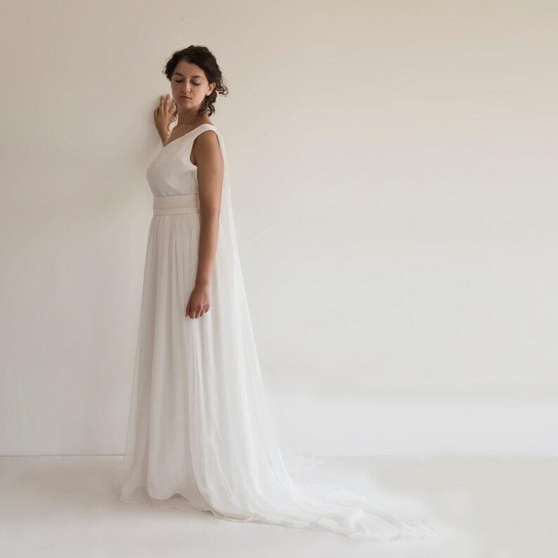 Wedding Dress Silk Wedding Dress Simple Wedding Dress - Etsy