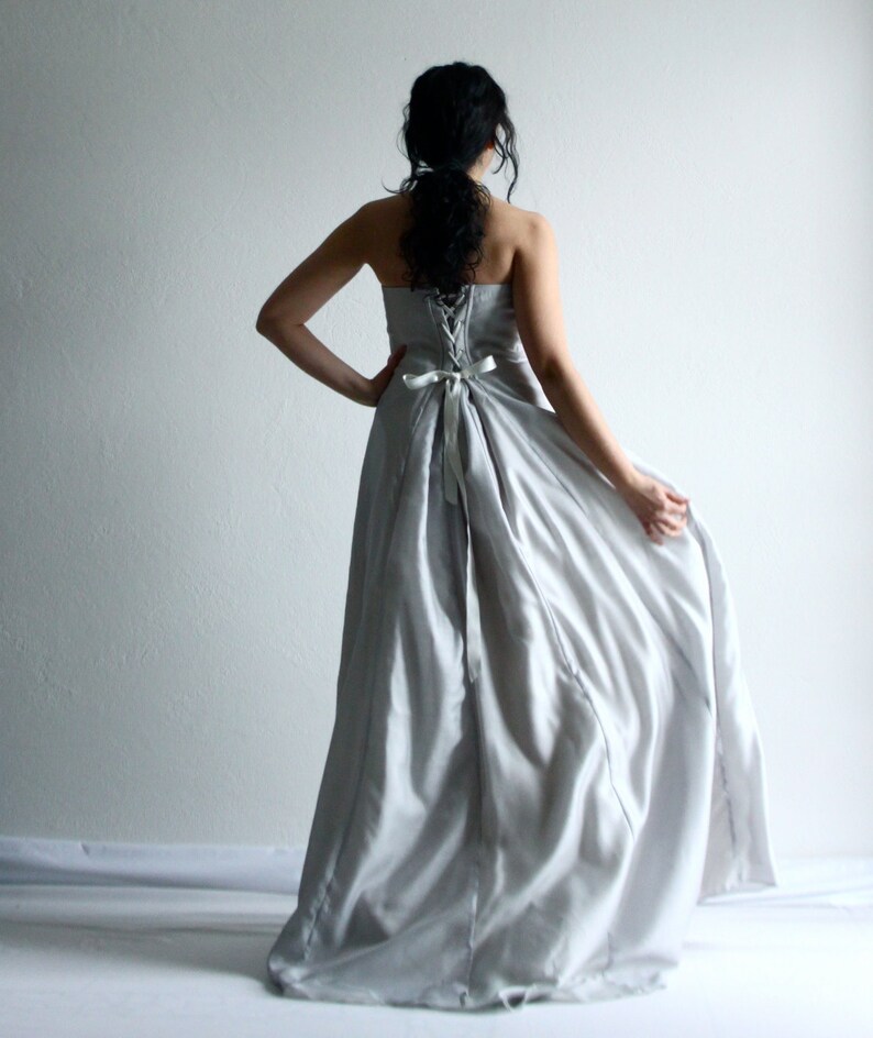 SAMPLE SALE Blue Wedding Dress Princess wedding dress | Etsy