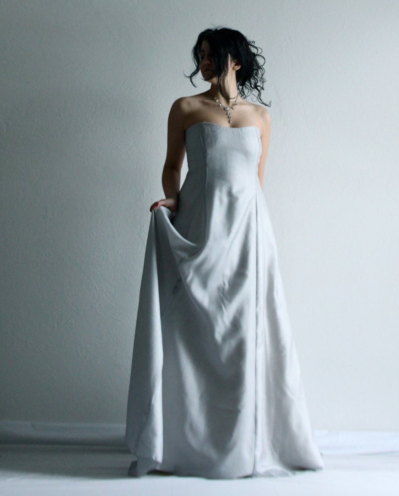 SAMPLE SALE Blue Wedding Dress Princess Wedding Dress | Etsy