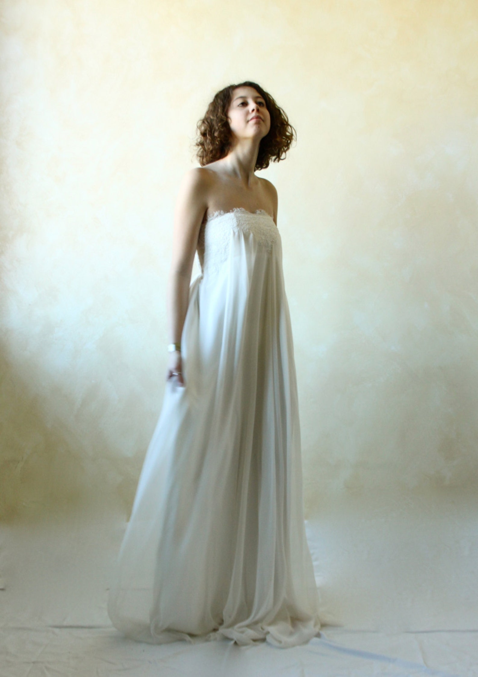 Wedding Dress Ethereal Wedding Dress Empire Wedding Dress | Etsy