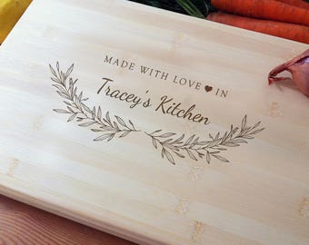 Custom Butcher Block / Personalized Cutting Board With | Etsy