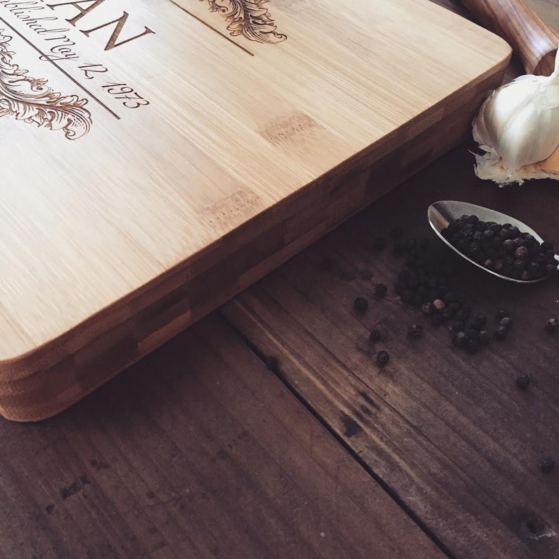 Personalized Cutting Board Wood Butcher Block Custom Wood - Etsy