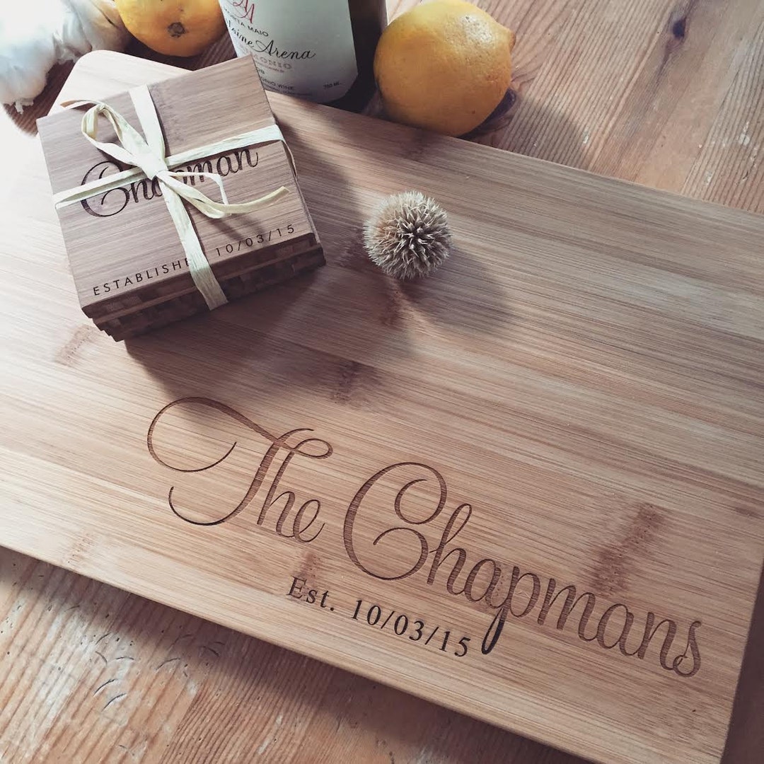 Custom Cutting Board, Personalized Chopping Board, Wood Butcher Block ...