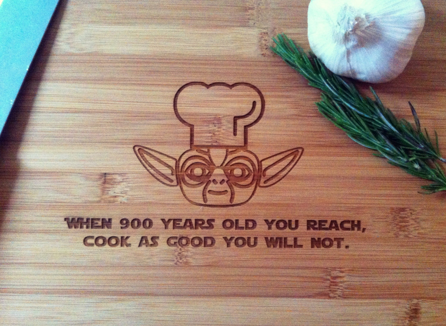 Chef Yoda Personalized Cutting Board / Star Wars Chopping - Etsy