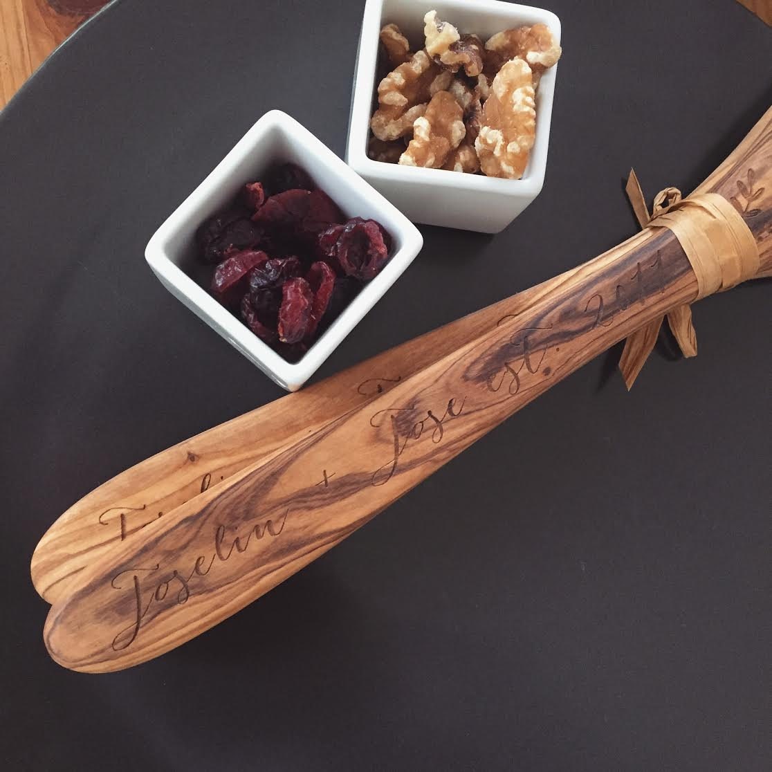 Personalized Spoon Set Spoon And Spatula Set Wooden Spoon Wooden 