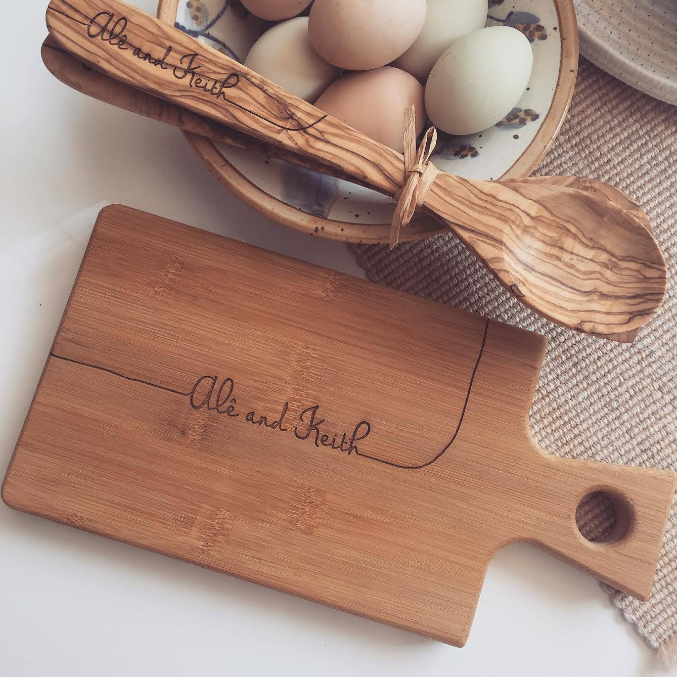 Personalized Cheese Board Set Personalized Cutting Boards | Etsy