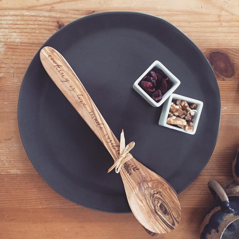 Personalized Spoon Set Spoon and Spatula Set Wooden Spoon - Etsy