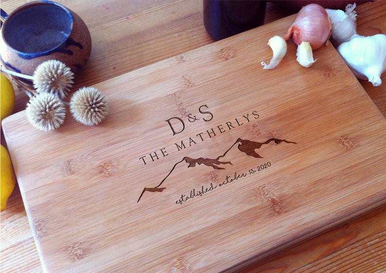 Custom Cutting Board Engraved Wood Butcher Block - Etsy