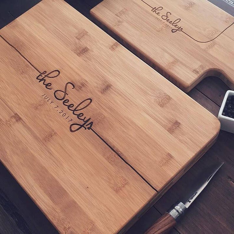 Personalized Cheese Board Set Personalized Cutting Boards - Etsy