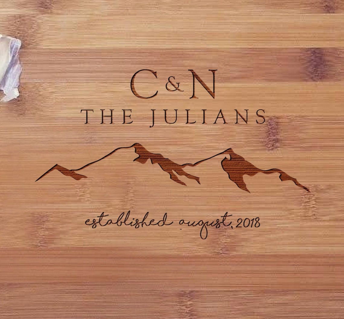 Custom Butcher Block / Personalized Cutting Board With | Etsy