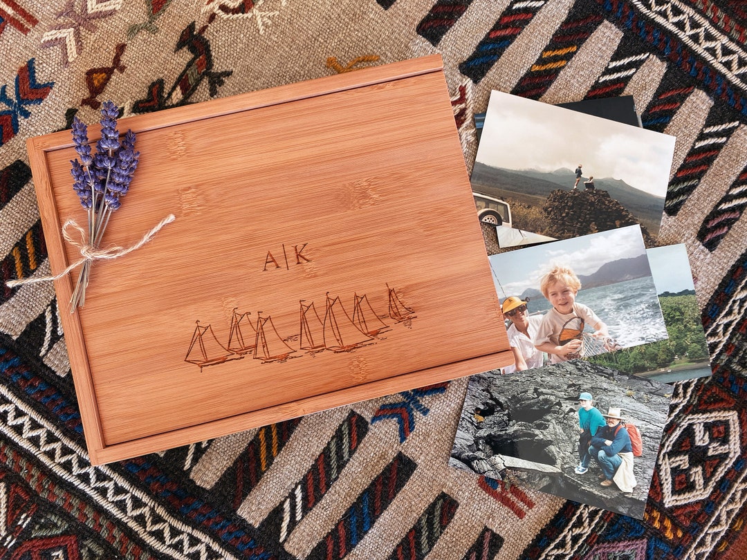 Personalized Photo Box Custom Engraved Memory Box Wood - Etsy