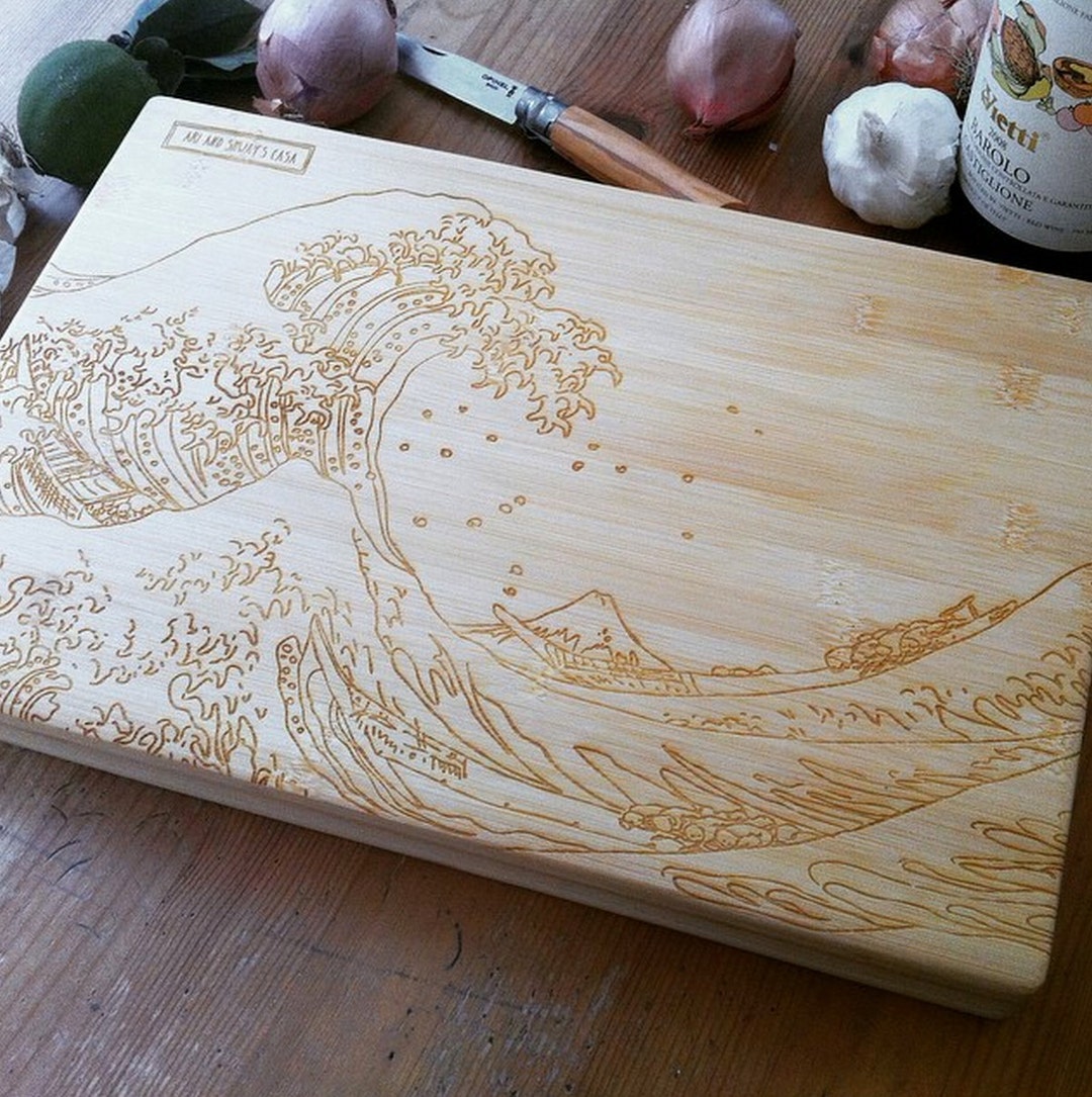 Engraved Chopping Board, Wood Butcher Block, Charcuterie Board With ...