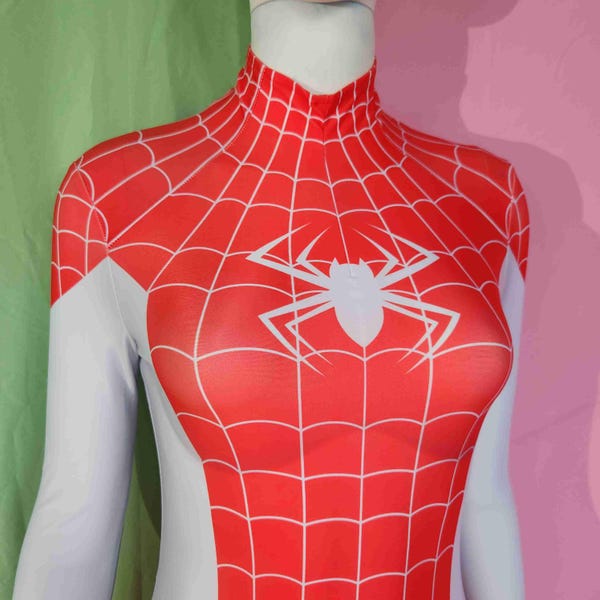 Sexy Womens Spiderman Costume Etsy