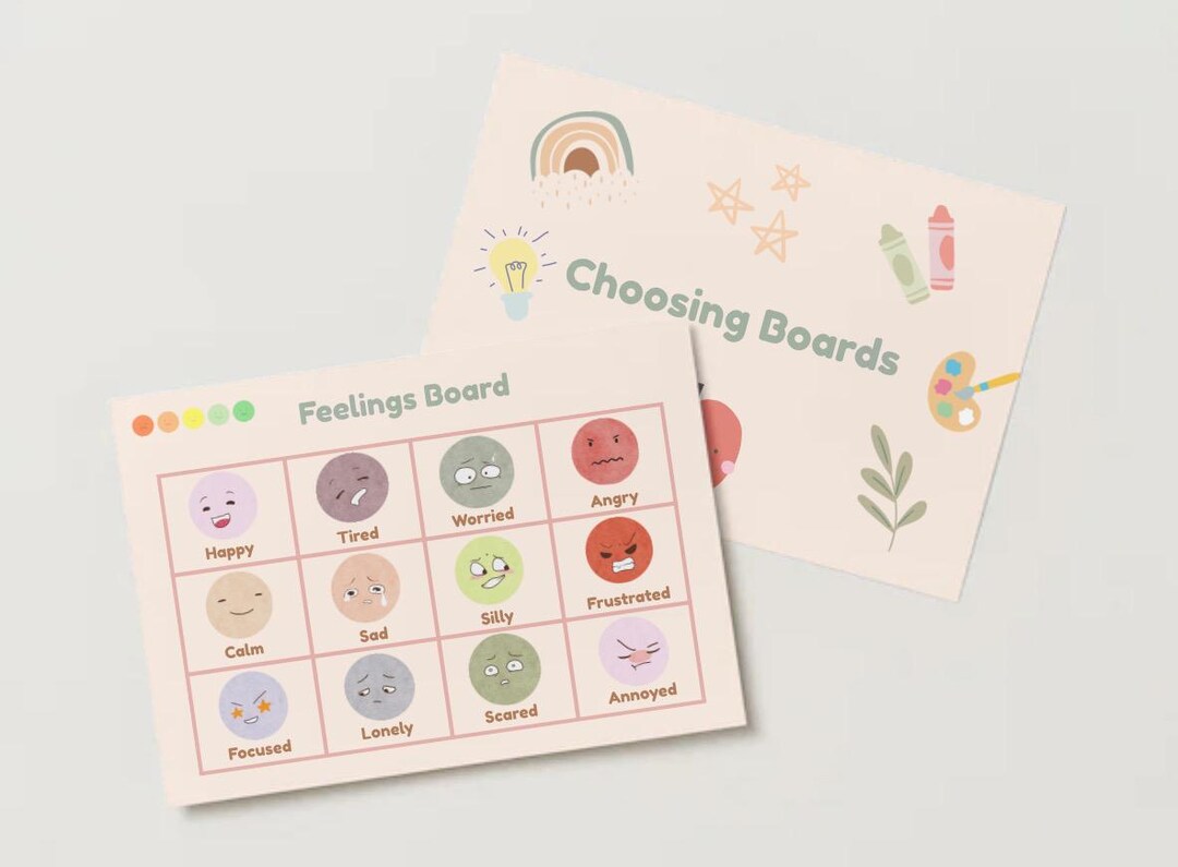 Printable Communication Boards for Kids | Visual Support for Choice ...