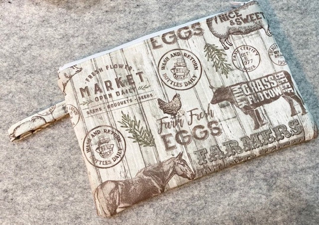 Farmers Market Bag, Ready to Ship, Pouch for Shopping and Grocery Store ...