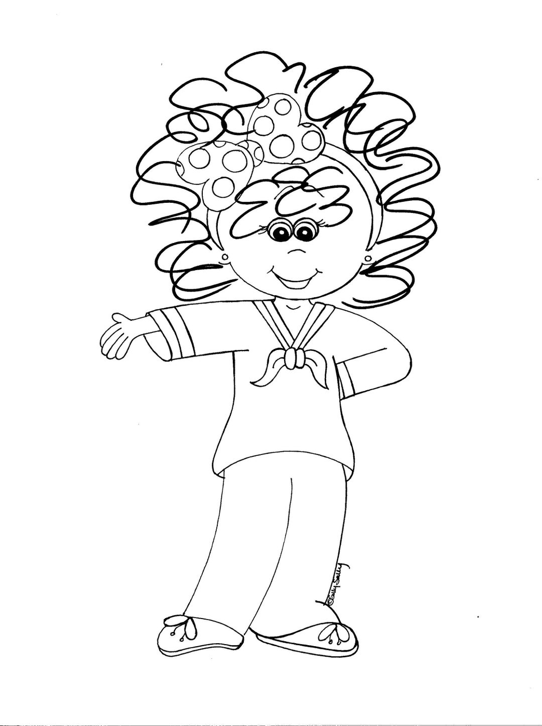 Silly Sally Navy Gir Etsy