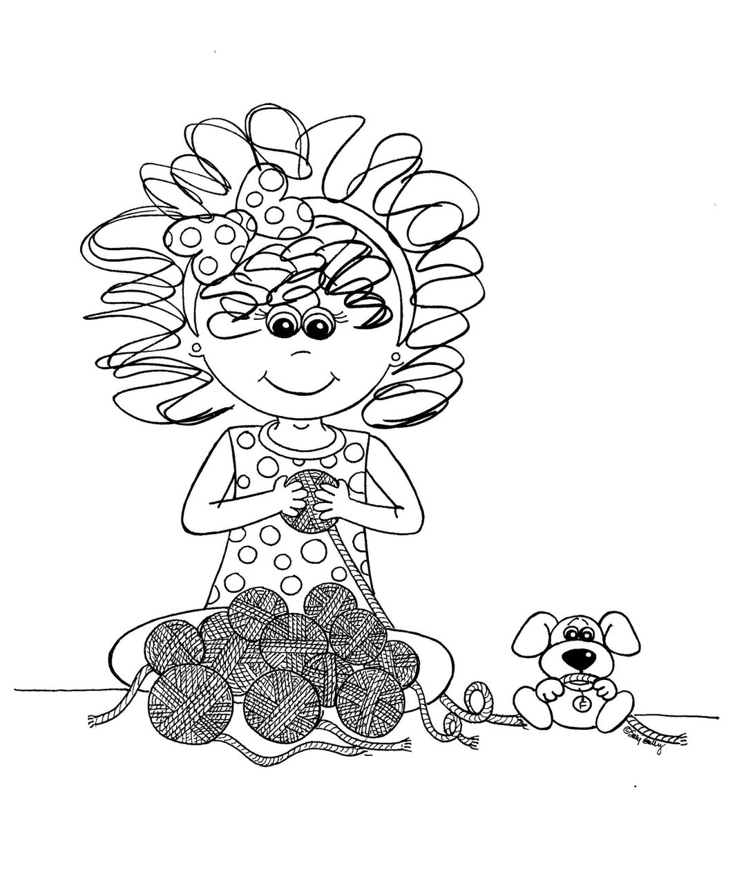 Silly Sally and Fella look at All of This Beautiful Yarn Fella - Etsy