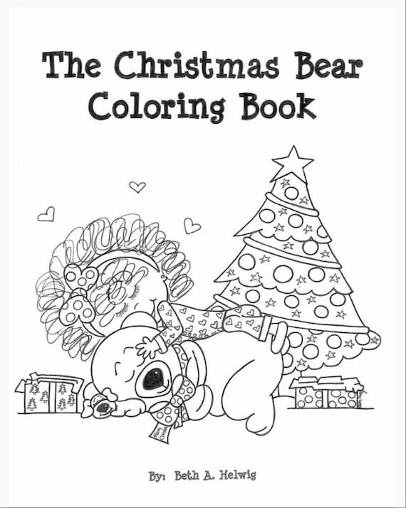Christmas Bear Coloring Pages