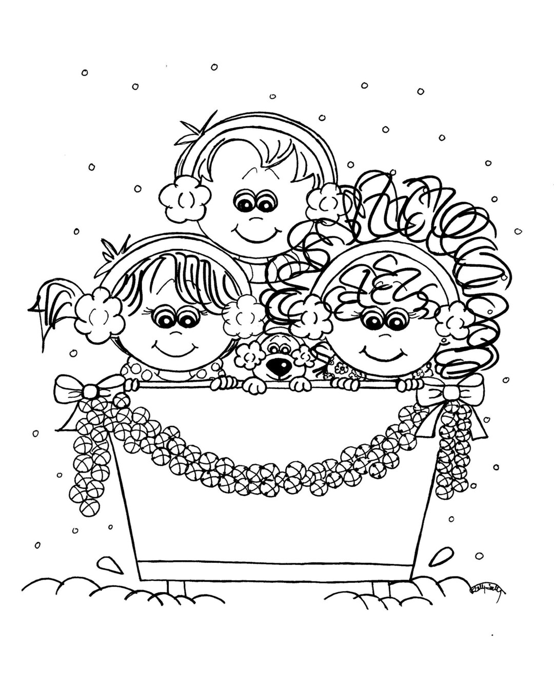 Silly Sally And Friends Dashing Through The Snow Etsy