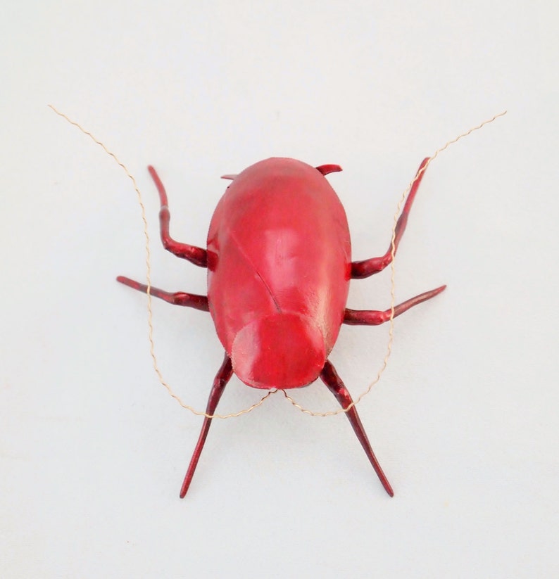 2 1/2 Inch Red Roach Copper Metal Wall Sculpture - Etsy