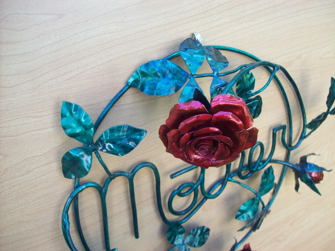 Copper Rose Bush for Mother Metal Sculpture - Etsy