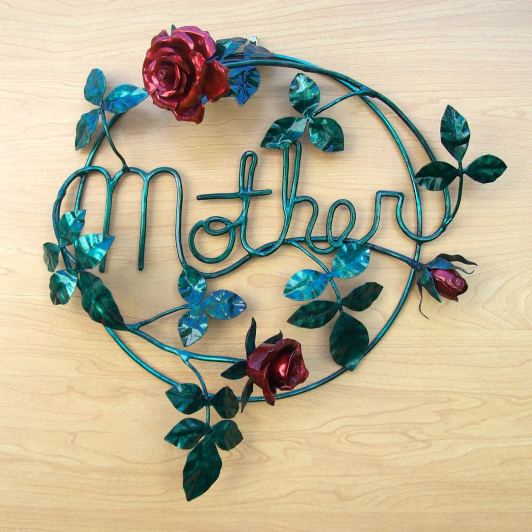 Copper Rose Bush for Mother Metal Sculpture - Etsy