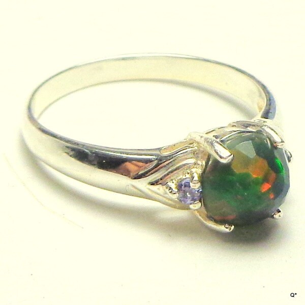 Black Welo Opal Ethiopian Opal Ring Welo Opal Ring 925 - Etsy