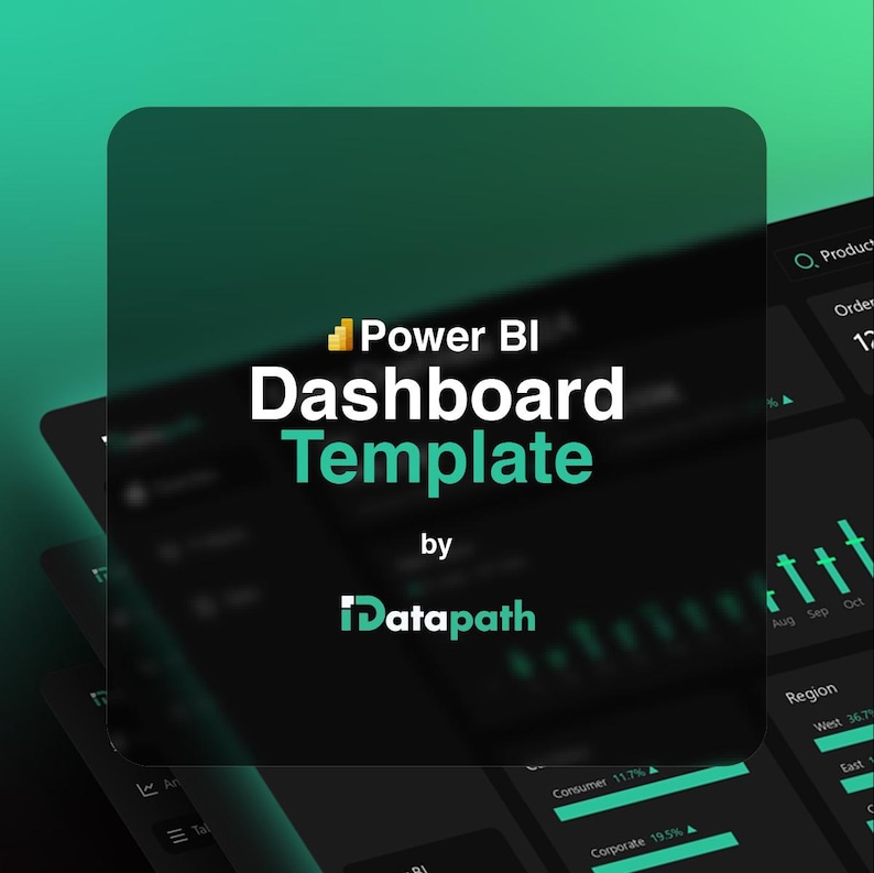 Power BI Dashboard Report Template - Etsy