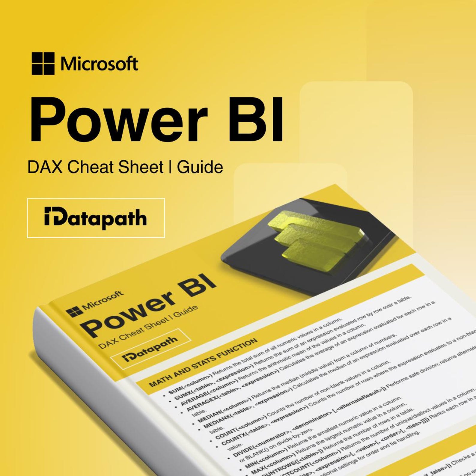 Power BI DAX Cheat Sheet - Etsy