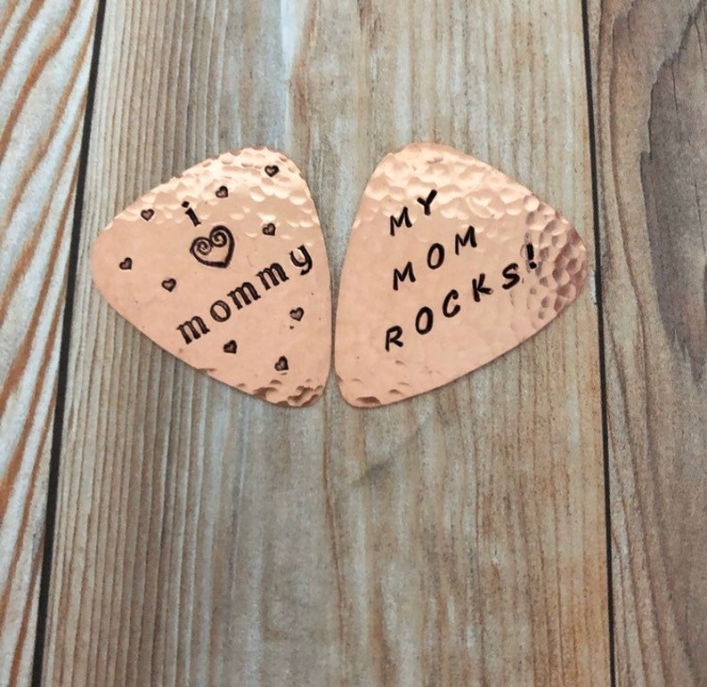 PERSONALIZED Copper Guitar Pick Custom Plectrum Use for | Etsy