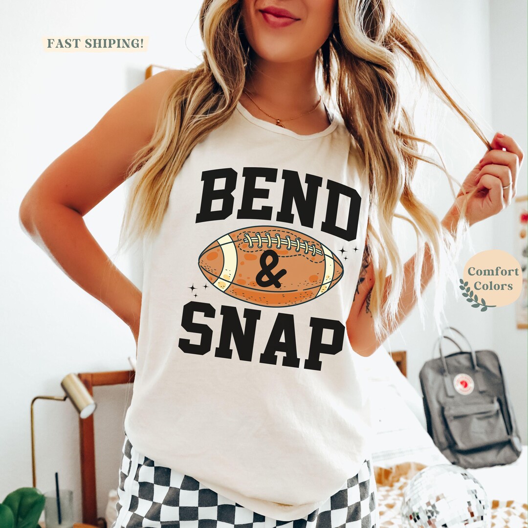 Cute Game Day Tank Plus Size - Bend and Snap Football Shirt, Preppy ...