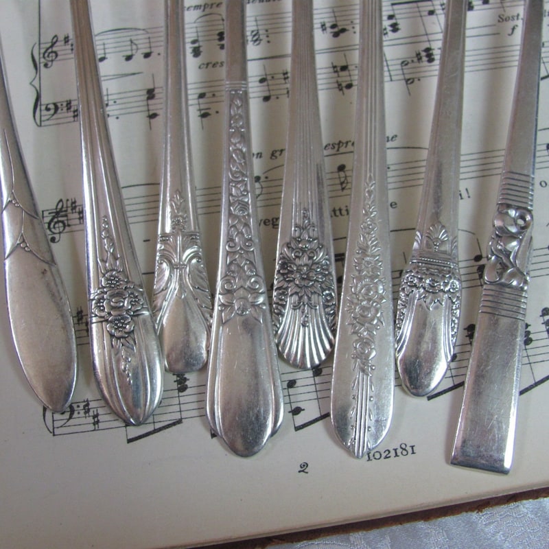 Real Silver Silverware Sets - Etsy