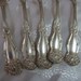 Arbutus 1908 Pattern // Set of 5 Vintage Silver Plate Small Demitasse ...