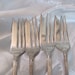 Benedict Five Pattern // Silver Plate Cake Pastry Dessert Forks Set of ...