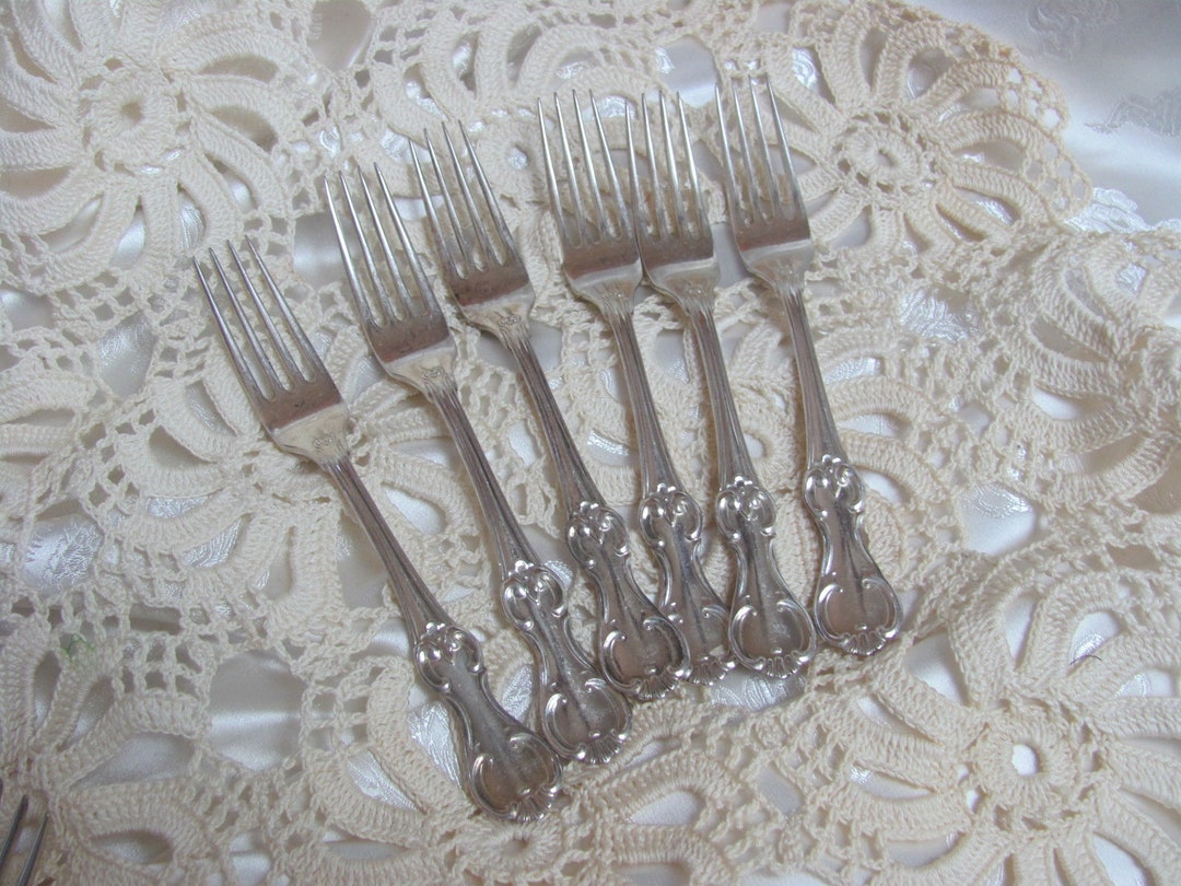 Carlstrom Sweden 6 Beautiful Vintage Small Forks Silverware - Etsy